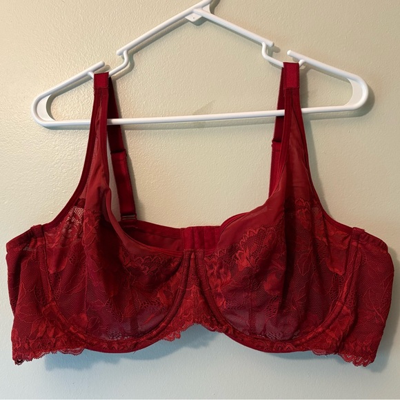 torrid | Intimates & Sleepwear | Torrid Red Lace Balconette Bra With ...